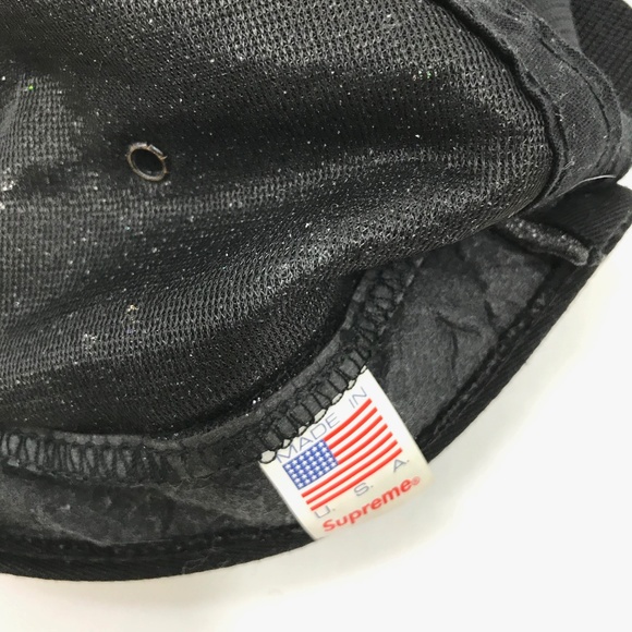 Supreme | Accessories | Supreme Authentic Linen Black Hat Cap | Poshmark